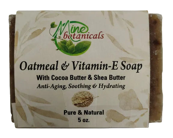 Oatmeal & Vitamin-E Soap – Mine Botanicals