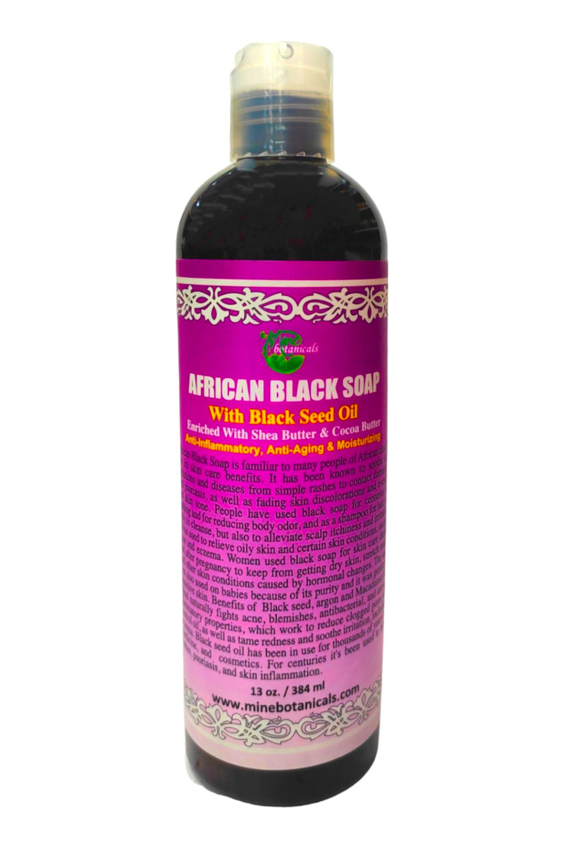 African Black Soap With Black seed Oil – Mine Botanicals