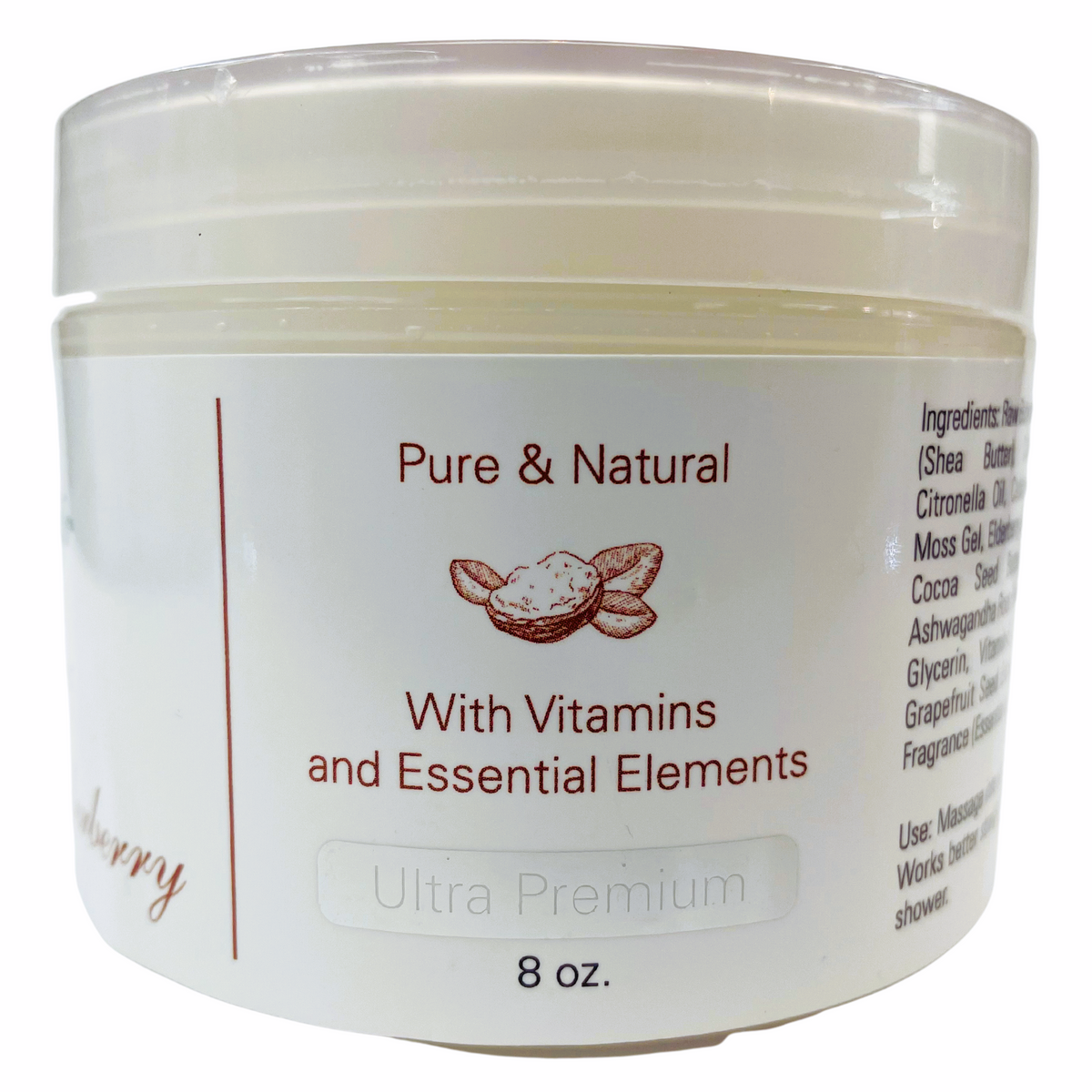 Ultra Premium Whipped Shea Butter Sea Moss & Elderberry – Mine Botanicals