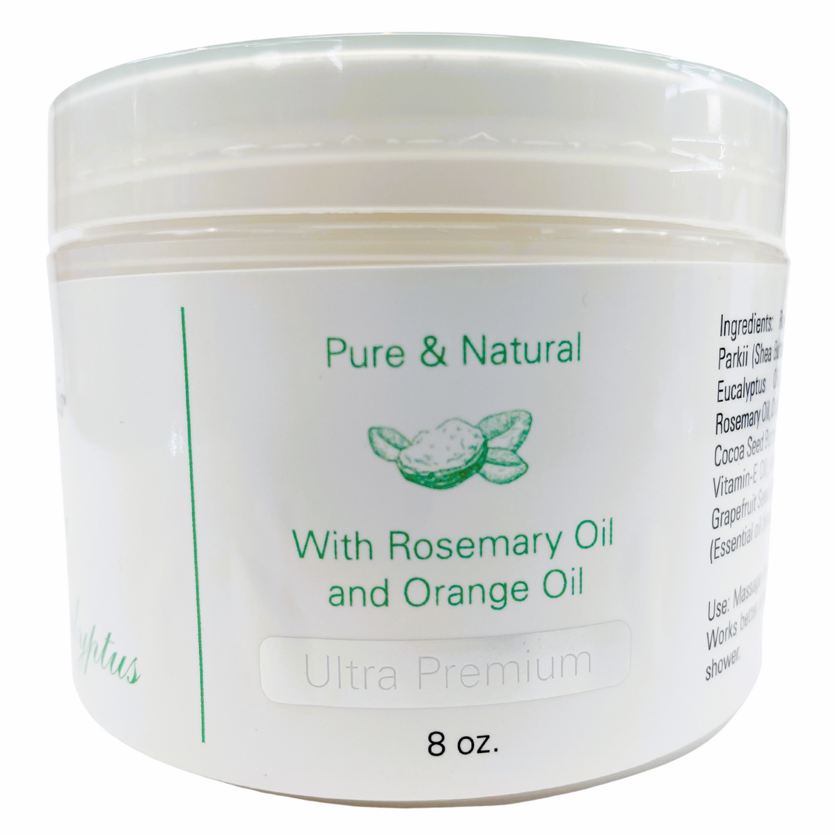 Ultra Premium Whipped Shea Butter Mint and Eucalyptus – Mine Botanicals