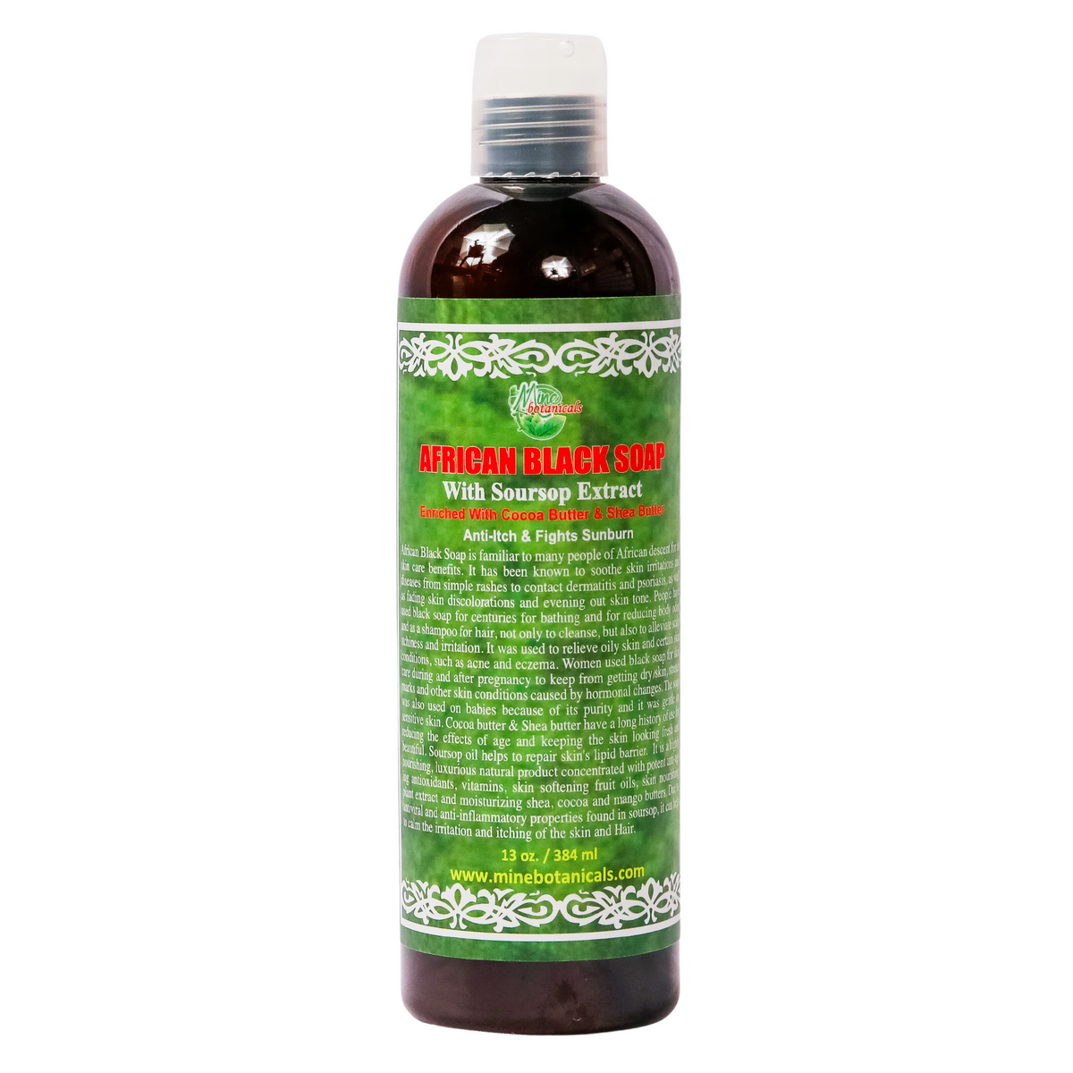 African Black soap With Soursop Extract – Mine Botanicals