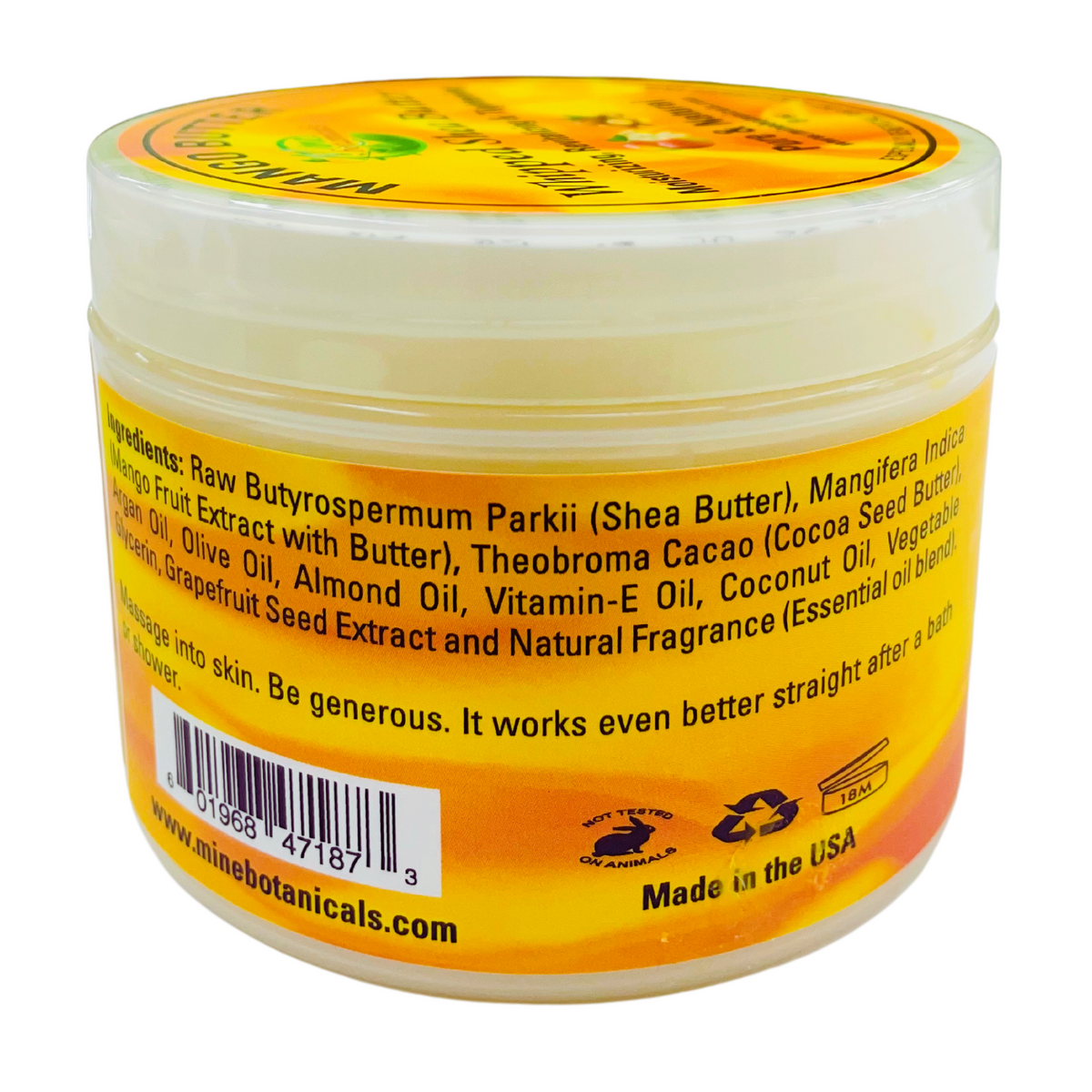 Mango Butter Whipped Shea Butter – Mine Botanicals