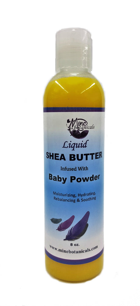 Baby Powder Liquid Shea Butter – Mine Botanicals