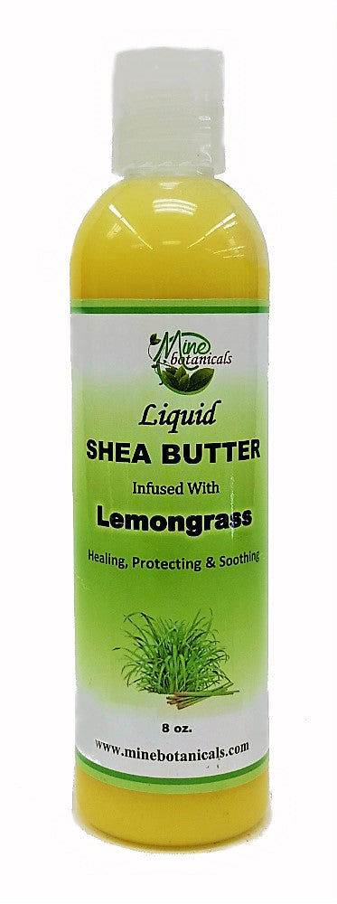 Liquid Shea Butter Infused With Lemongrass – Mine Botanicals