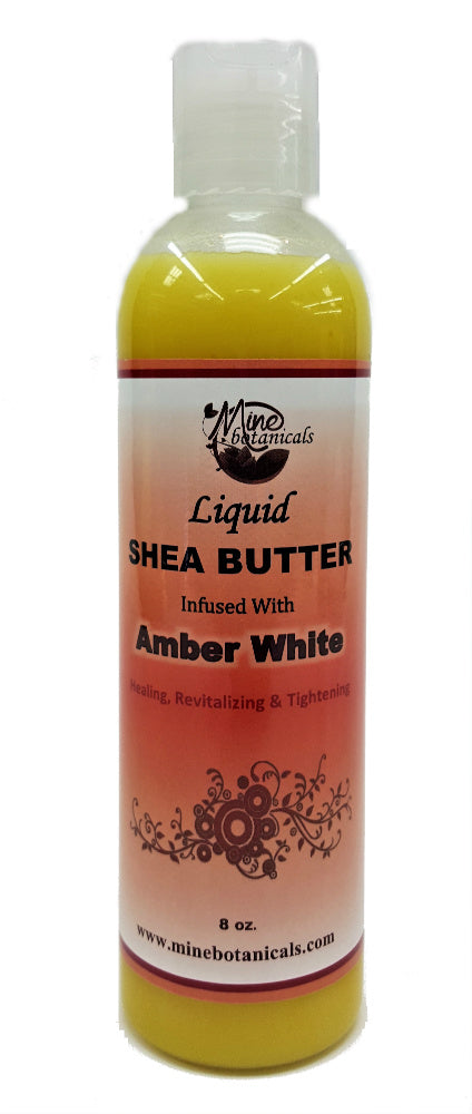 Amber White Liquid Shea Butter – Mine Botanicals