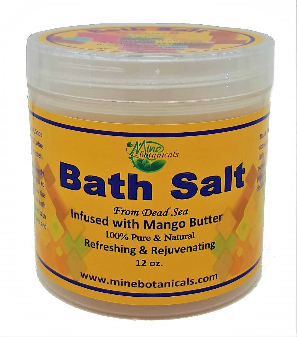 Bath Salt Infused with Mango Butter – Mine Botanicals