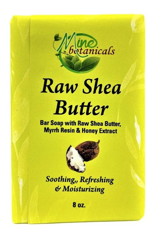 Raw, Shea, Butter, Bar, Soap – Mine Botanicals