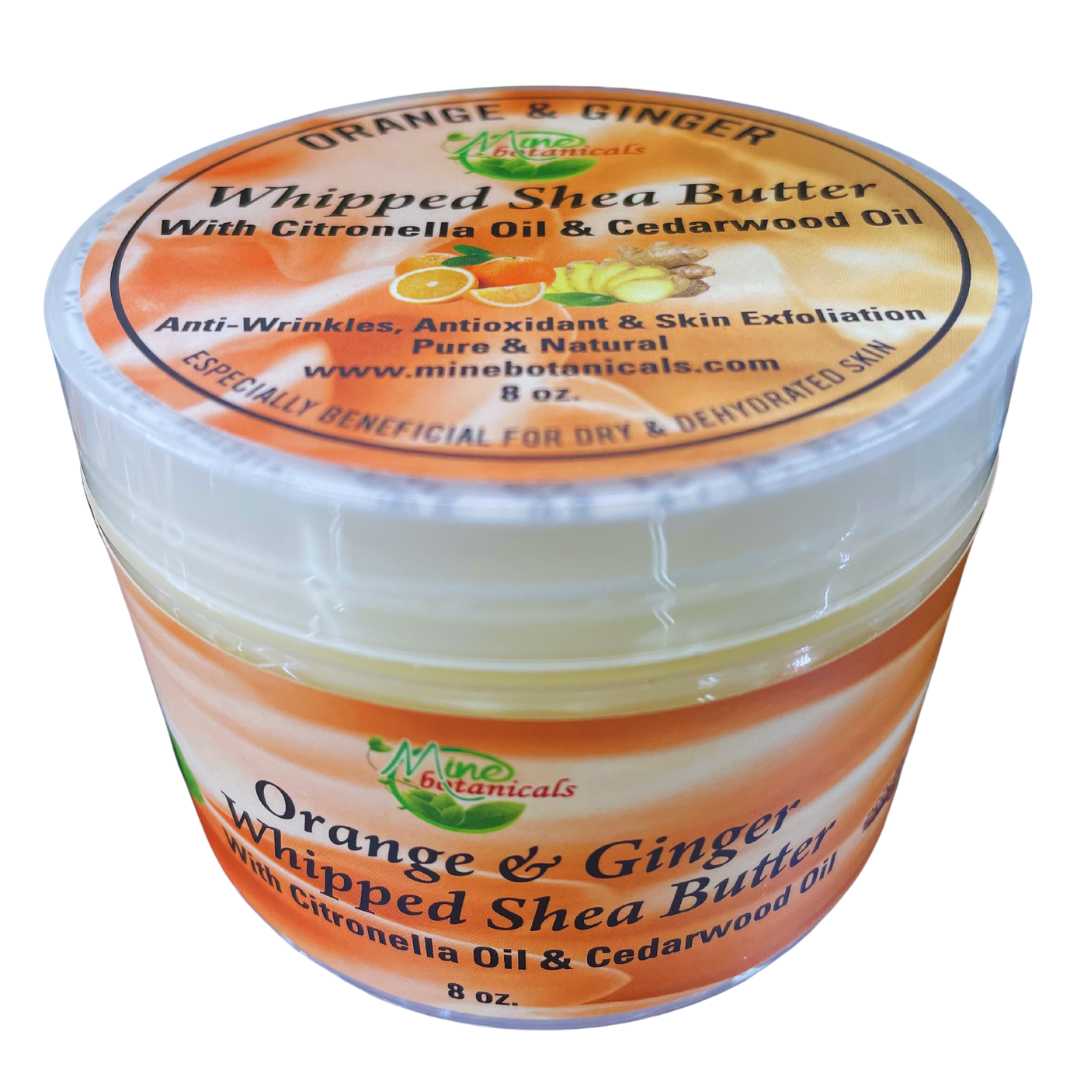 Whipped Shea Butter Orange & Ginger – Mine Botanicals